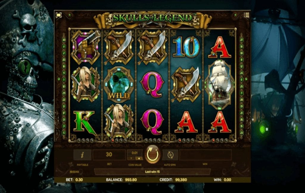 Play Skull of Legend Video Slot Machine by iSoftBet Here