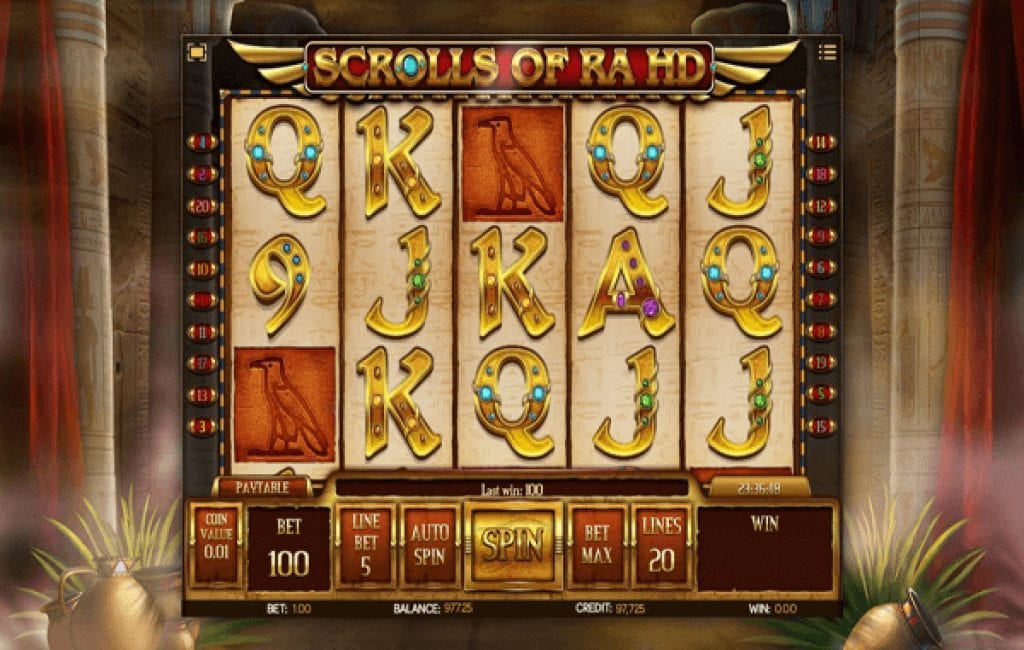 Scrolls of Ra Slot Machine by iSoftBet Here for Free