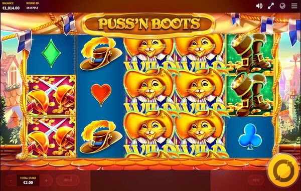 Puss N Boots Video Slot Machine by Red Tiger Here for Free