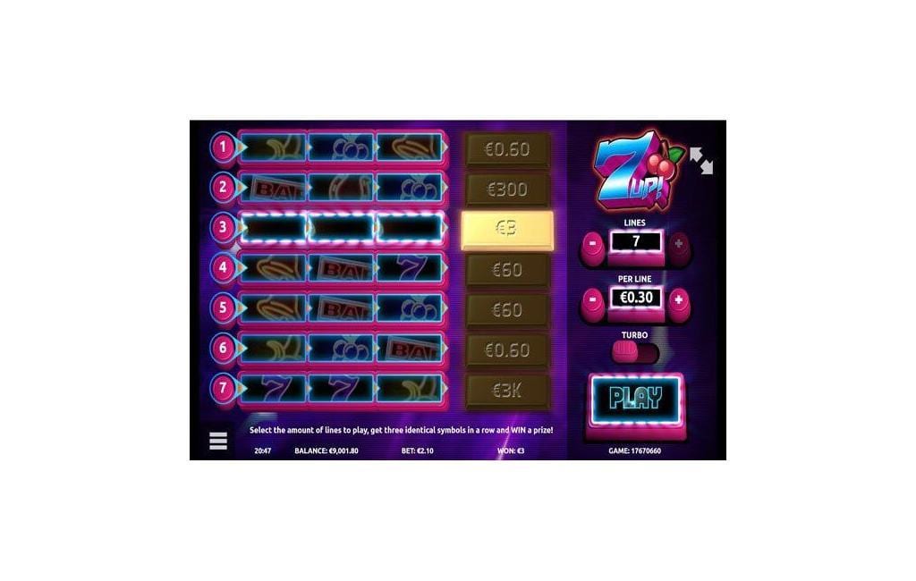 7UP Free Slot Machine by Gamevy For Free Right Here