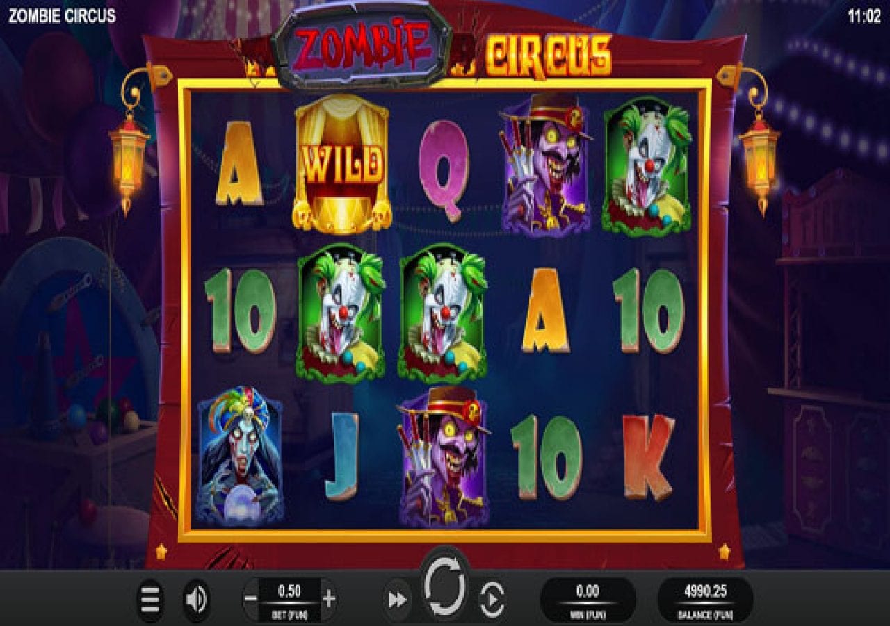 Play Zombie Circus – New Halloween Themed Slot by Relax Gaming