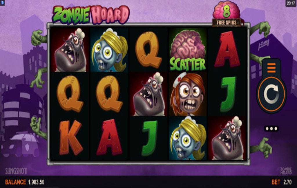 Zombie Hoard – 9 Lines of Brain Eating Fun and Rewards