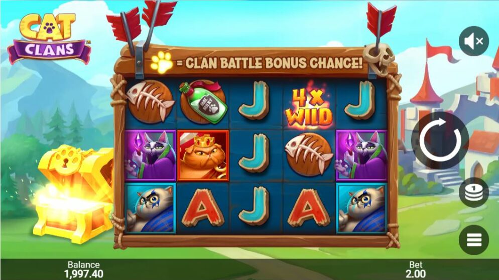 Cat Clans – 20 Lines and Five Reels of Feline Action