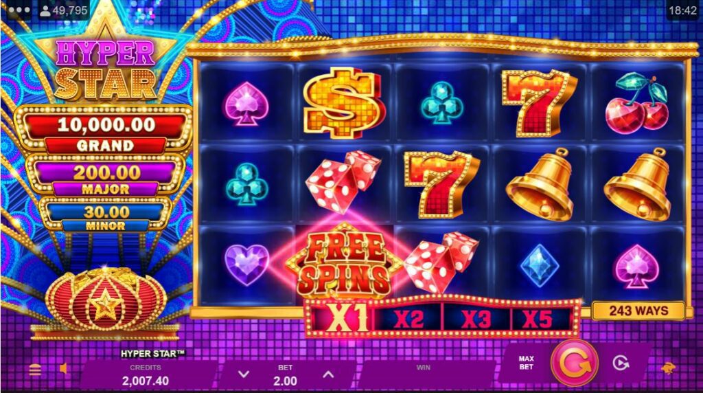 Hyper Star – 5x3 Grid Slot by Gameburger Studios