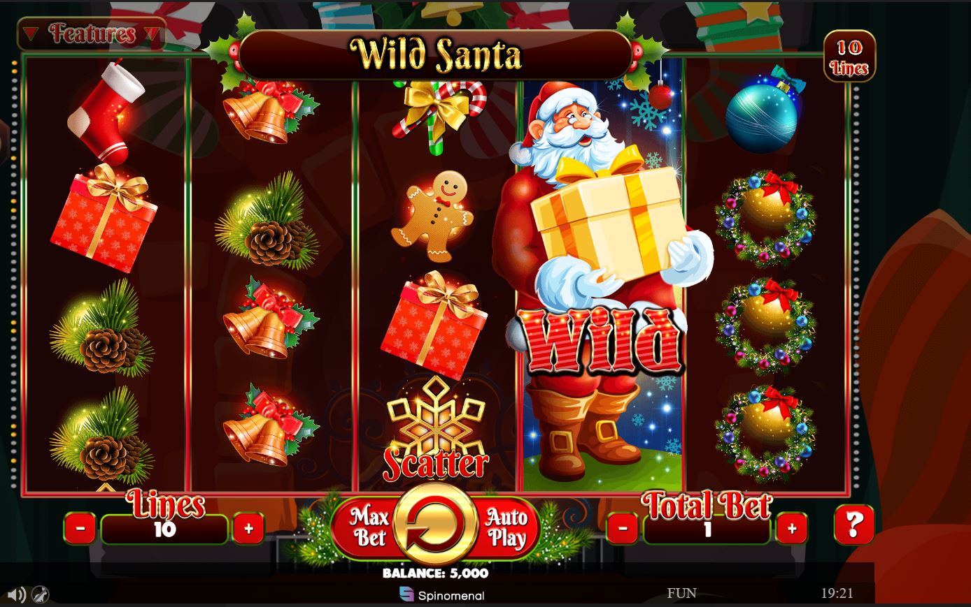 Wild Santa – Spinomenal Christmas Themed New Slot