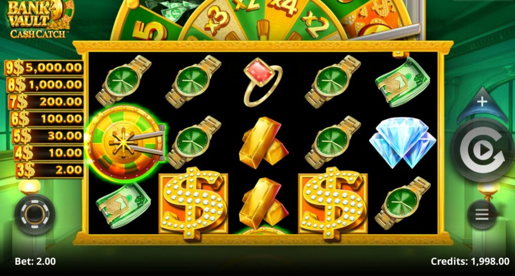 Bank Vault Cash Catch – New Spin Play Slot Machine Review