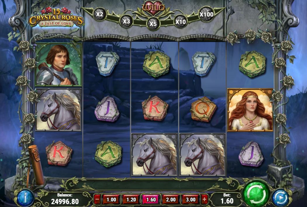 15 Crystal Roses A Tale of Love - Play n Go Slot Review
